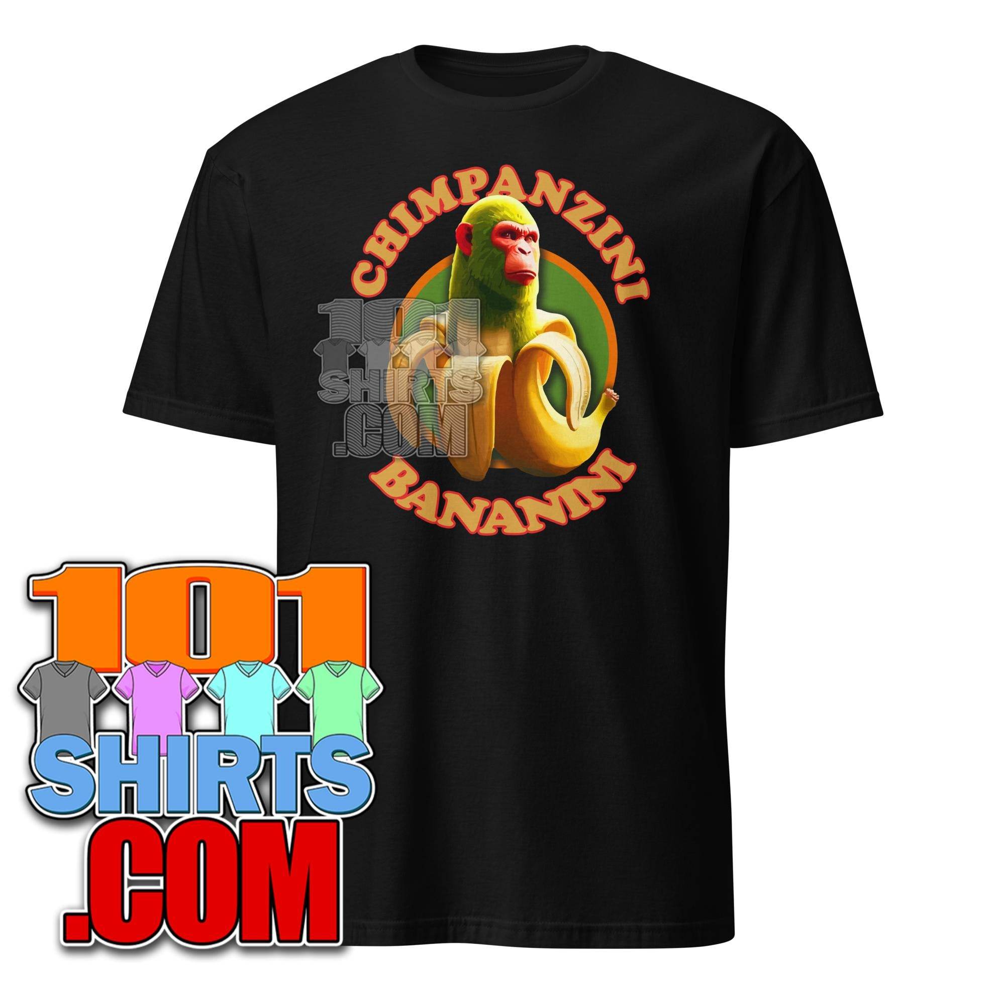 Chimpanzini Bananini Italian Brainrot Funny Meme Monkey Banana T-Shirt ...