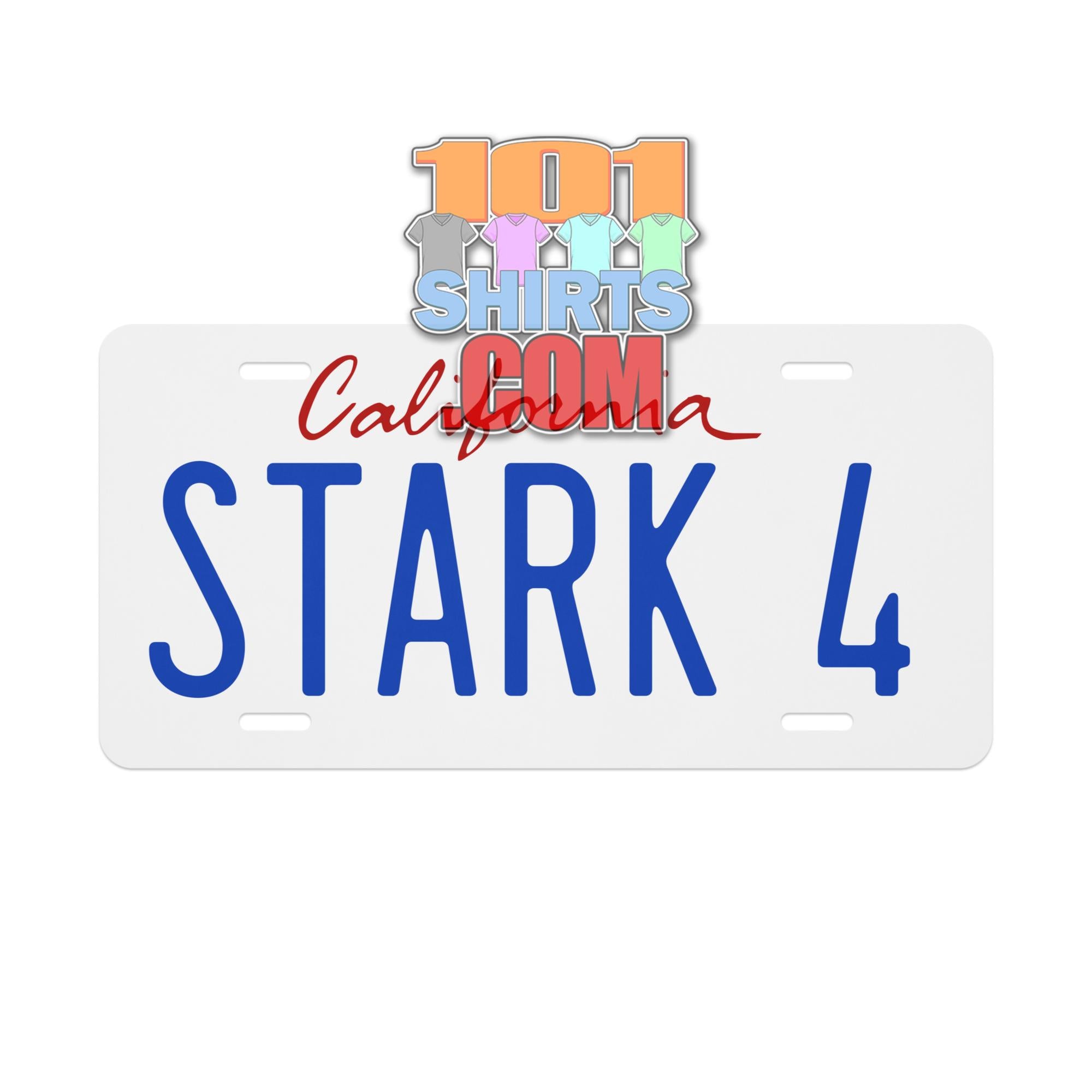 IRON MAN Movie Tony Stark 07 Audi R8 Stark 4 license plate – 101SHIRTS